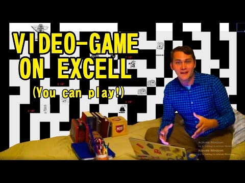 I made a video game in Excel (that YOU can play!) - YouTube