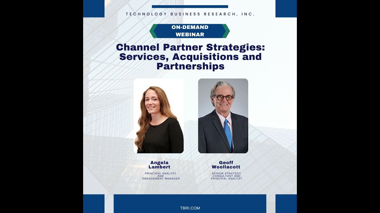 Channel partner strategies: Services, acquisitions and partnerships ...