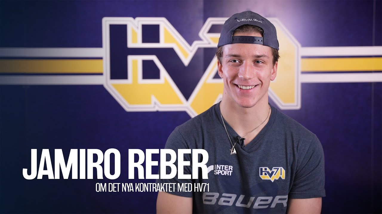 Jamiro Reber om nya kontraktet med HV71 - YouTube