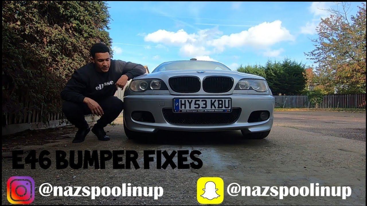 BMW E46 BUMPER GRILLE AND INNER WHEEL ARCH REPLACEMENT - YouTube