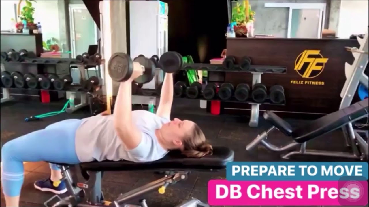 DB CHEST PRESS - YouTube