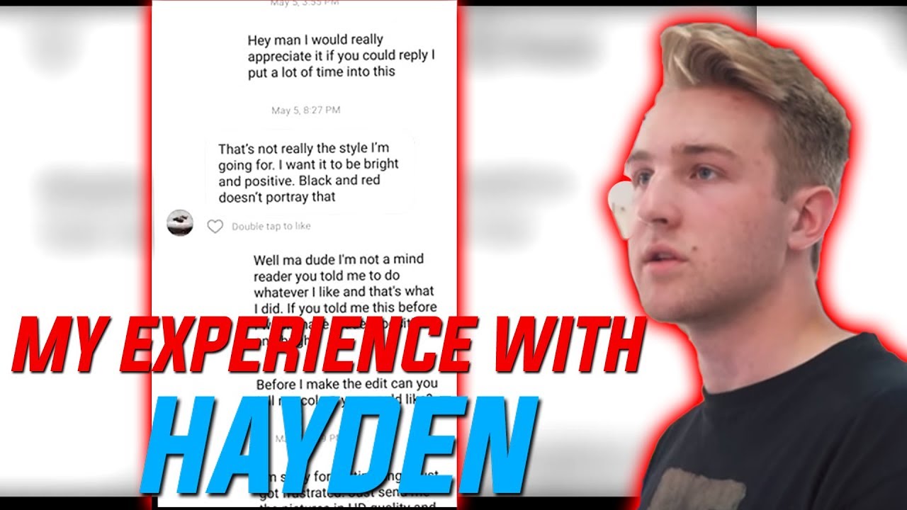 My Experience With Hayden Bowles... - YouTube