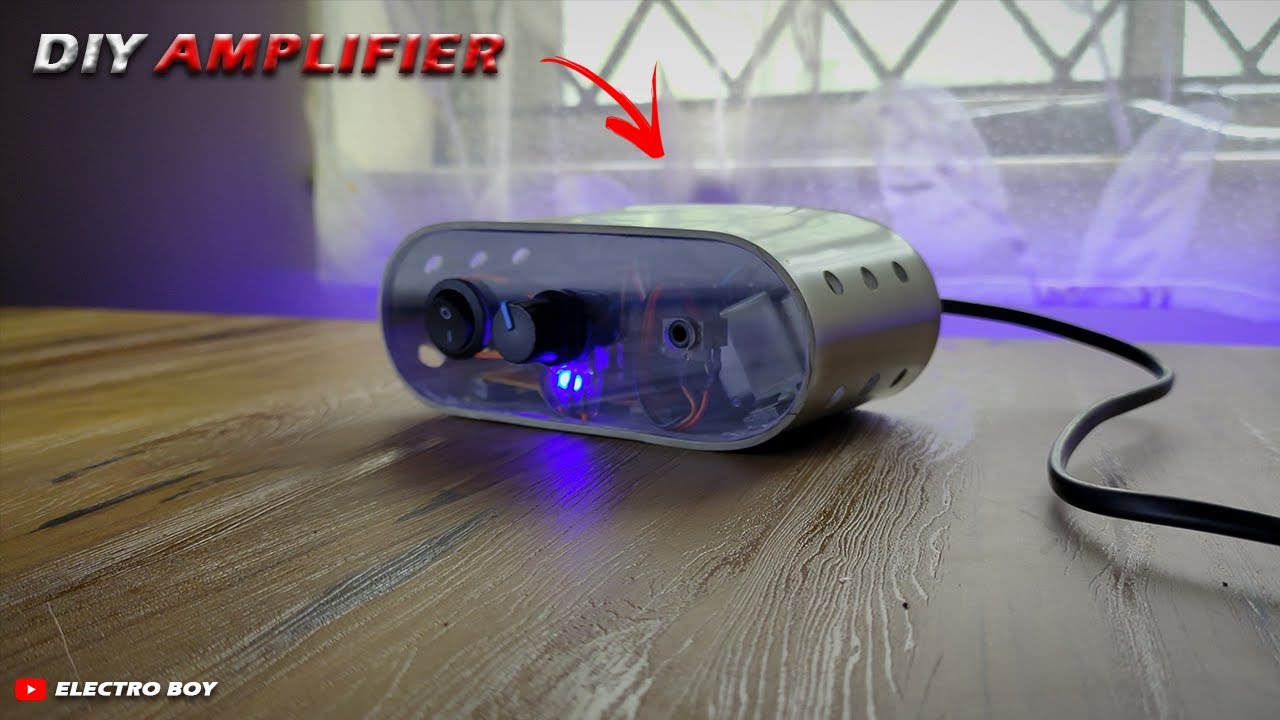 DIY Amplifier Built using Old Computer Speaker & Salvaged Components ...