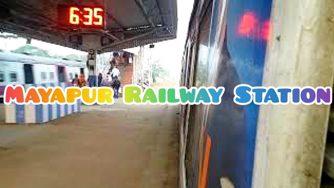Mayapur Railway Station.1January 2022 - YouTube
