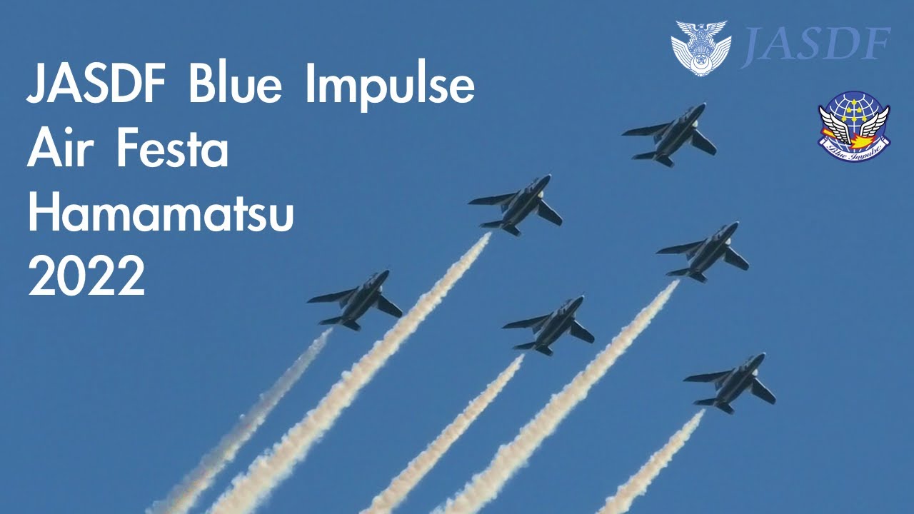 JASDF Blue Impulse demo | Air Festa Hamamatsu 2022 - YouTube