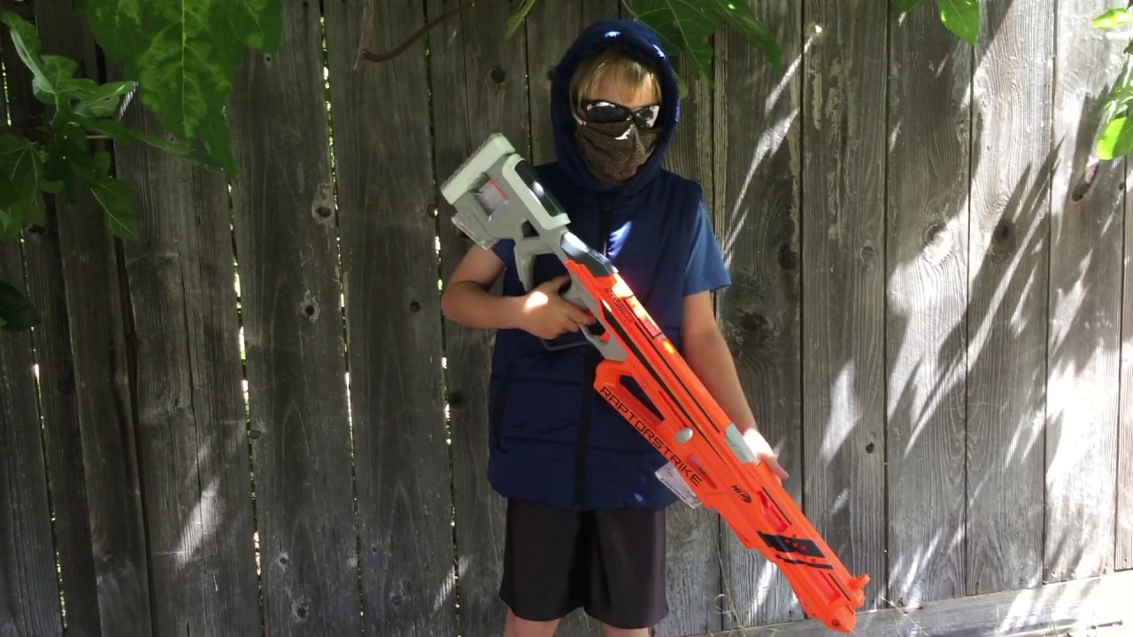 reviewing the nerf RAPTER STRIKE with new series!!! - YouTube