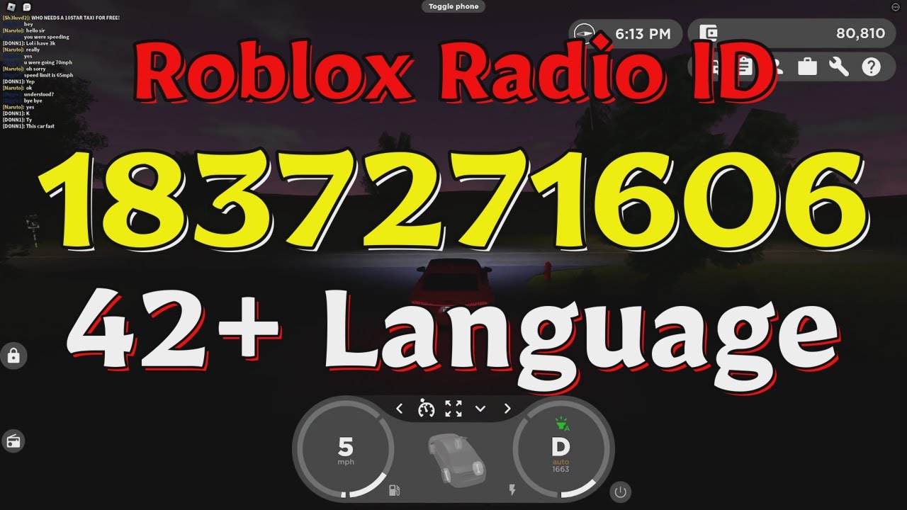 Language Roblox Radio Codes/IDs - YouTube