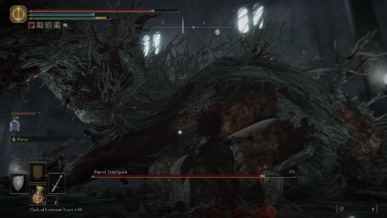 Elden Ring - Putrid Tree Spirit Boss Fight - YouTube