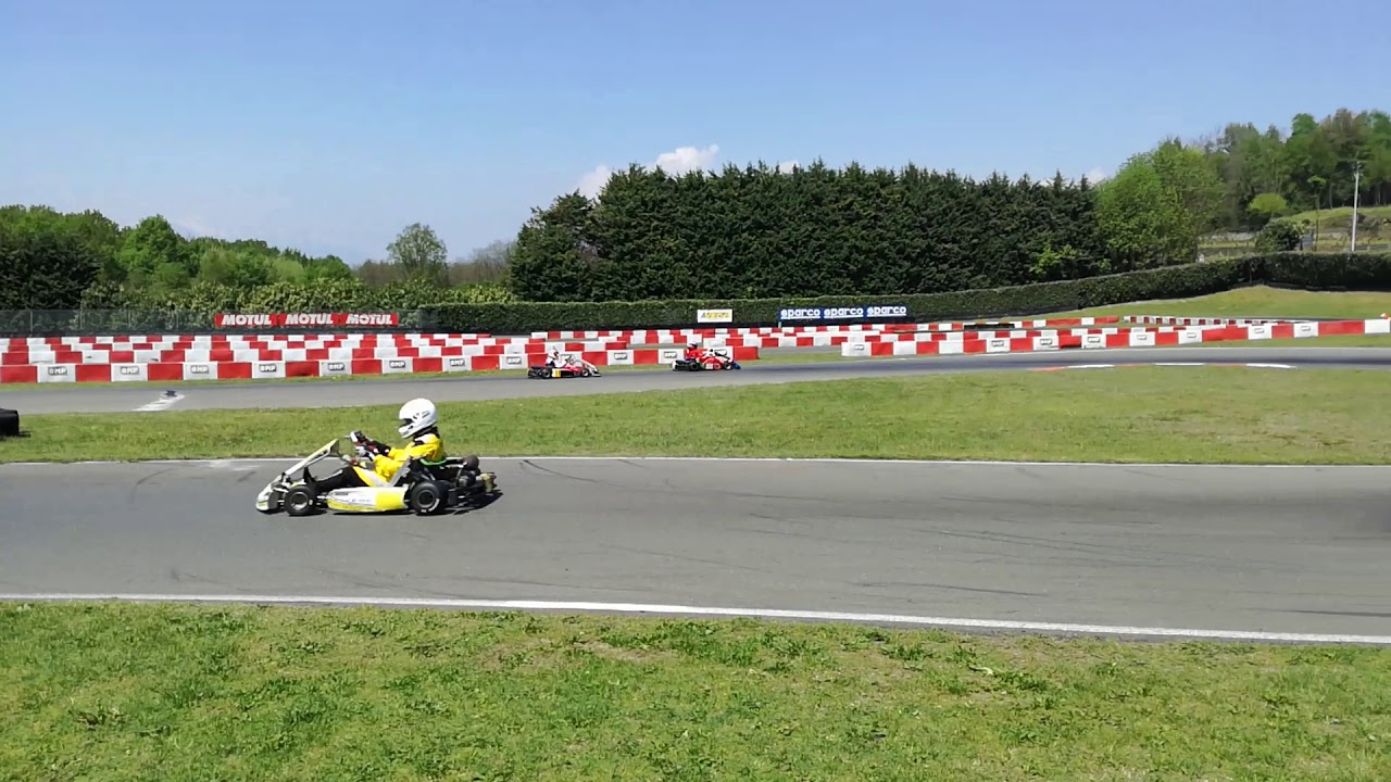 Prima volta sul 100cc....pista viverone - YouTube
