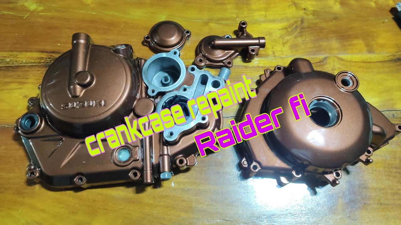 Raider 150 fi crankcase repaint - YouTube