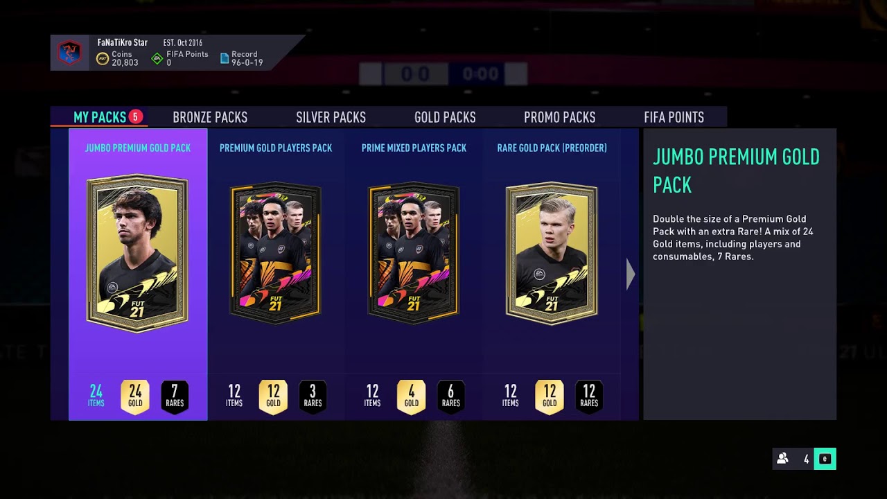 FIFA 21 Packs Opening - YouTube