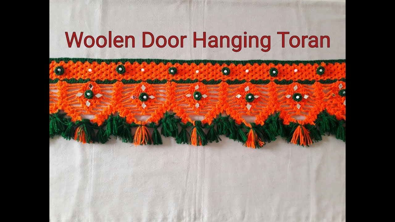 DIY Door Hanging Toran from Woolen Handmade Toran Very Easy / How to ...