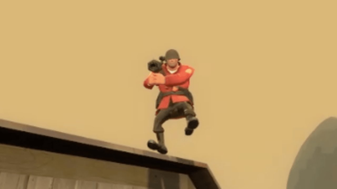 [TF2] Soldier has the high ground then gets shot in the head - YouTube