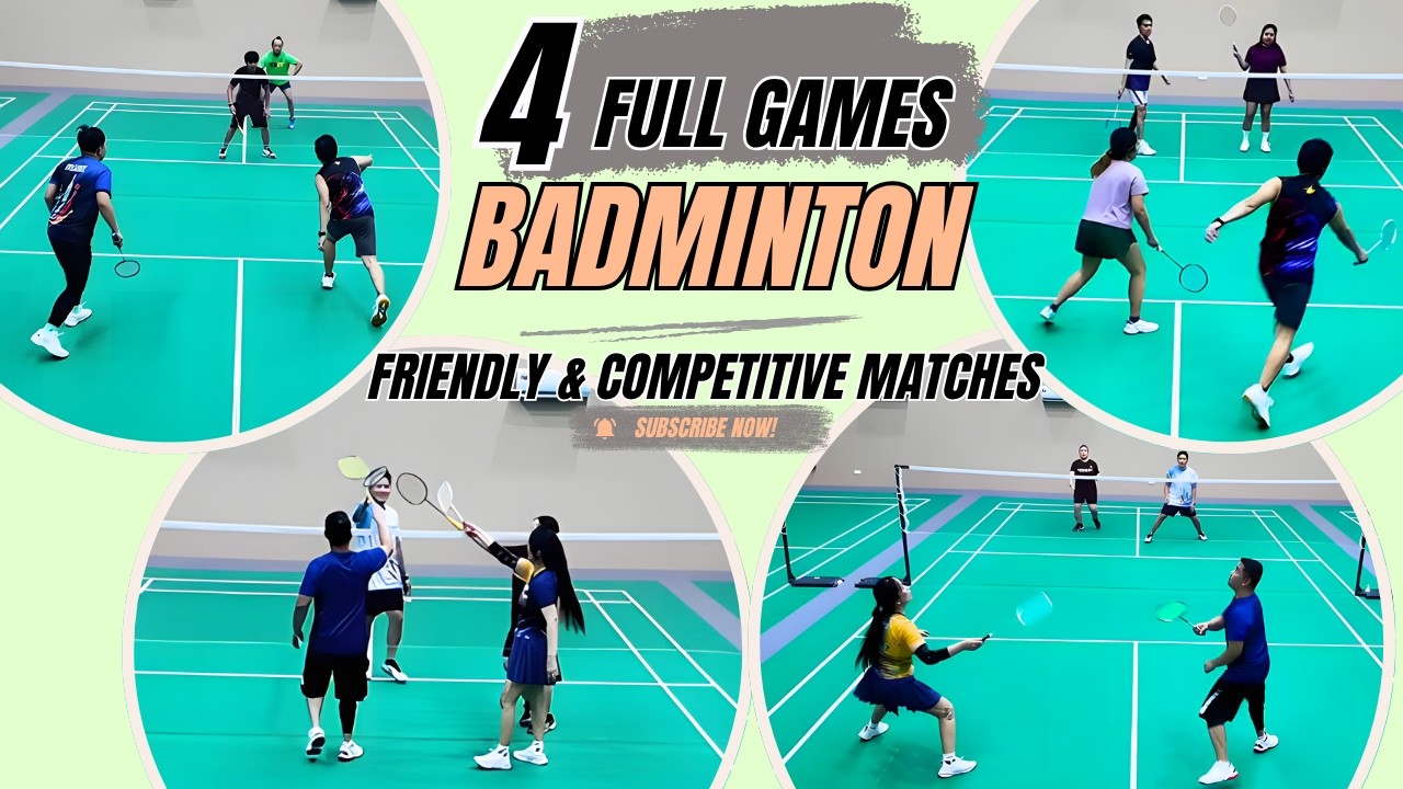 🔥 4 Intense SBH Badminton Matches – Who Wins the Marathon?”| Friendly ...