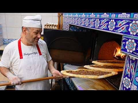 Wood-fired Turkish Pizza Baked the Same Way for 3 Generations - Behind the Scenes