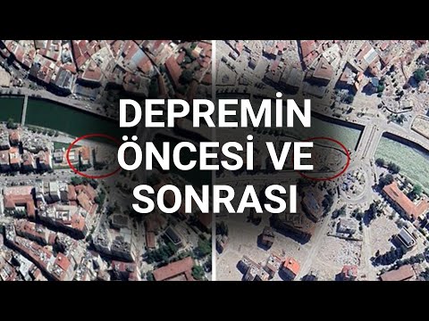 @NTV  Depremin yıktığı illerin simge yerleri uydudan görüntülendi