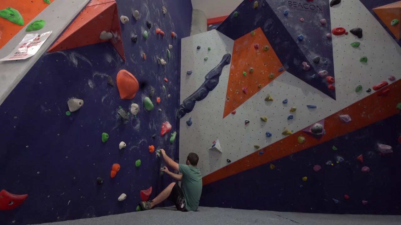 Monday night is boulder night!! - YouTube