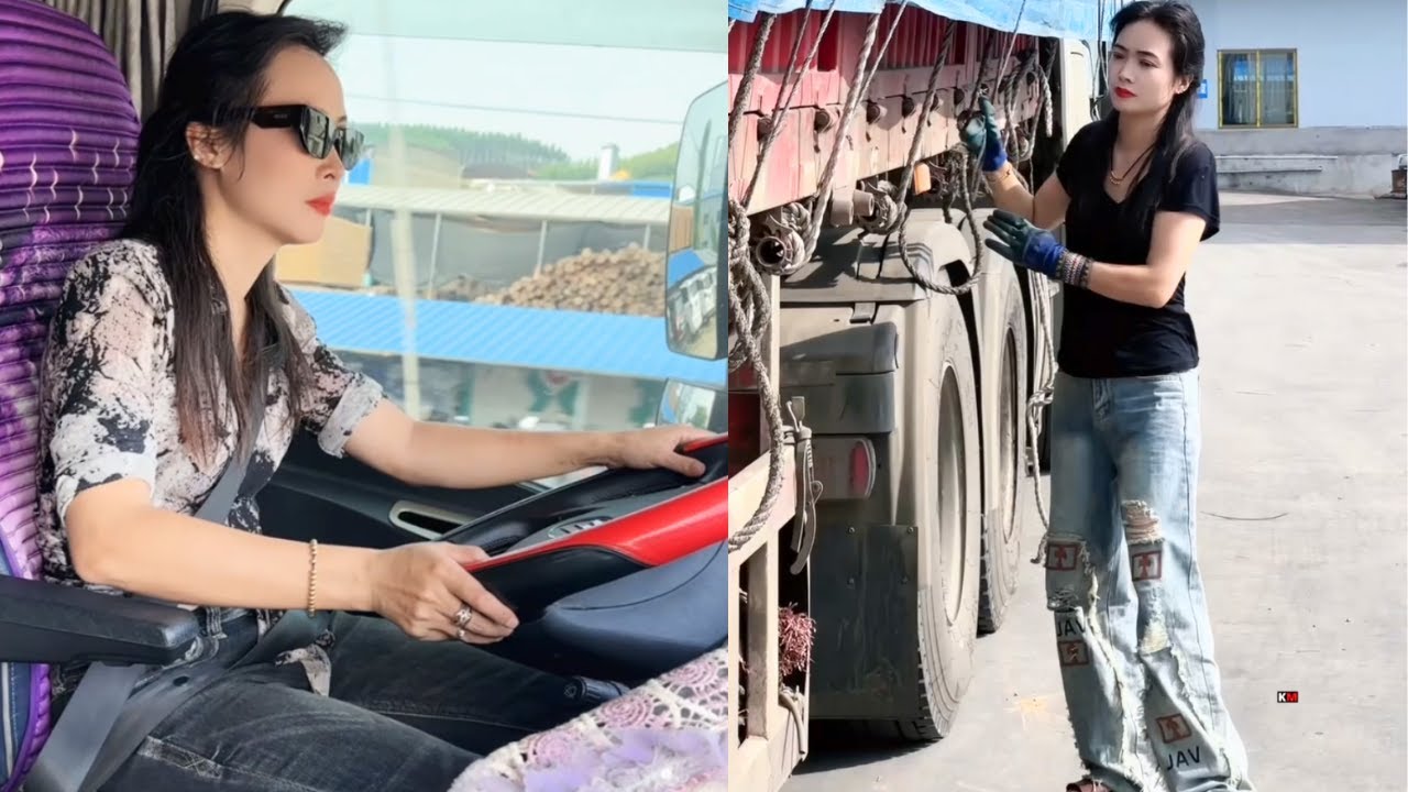 Being a Female Truck Driver in China Part 3 - YouTube