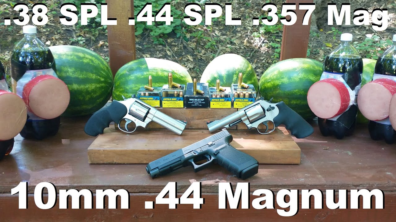 🍉Watermelon Ballistic Test 🍉 Barnes Lead-Free Bullets .38 Special .44 ...