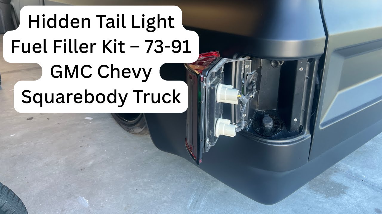 Hidden Tail Light Fuel Filler Kit for 1973-91 Squarebody Chevy/GMC ...