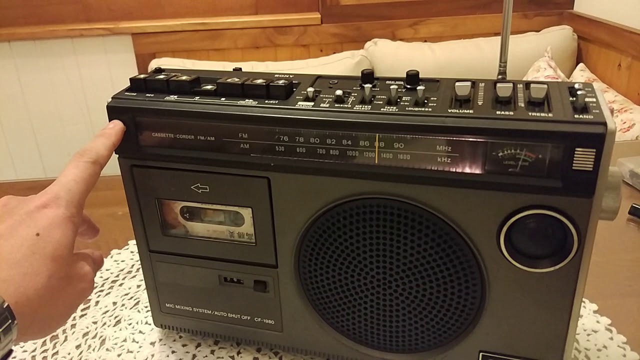 SONY CF 1980 TEST - YouTube