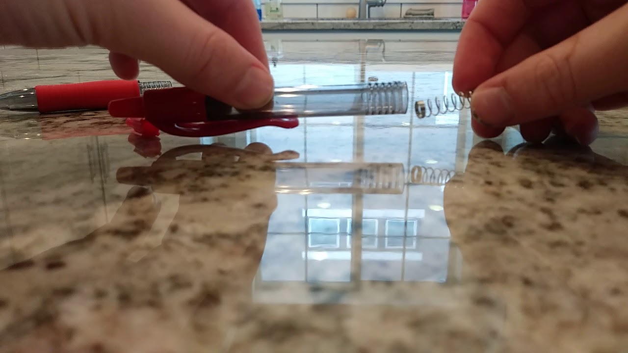 How to make a pen gun using a. Pilot g 2 07 pen - YouTube