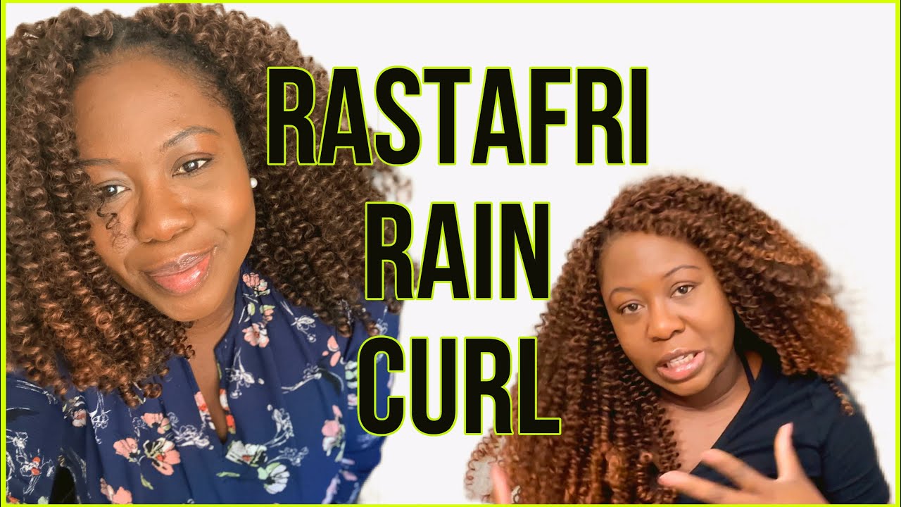 Rastafri Rain Curl Crochet Hair - YouTube