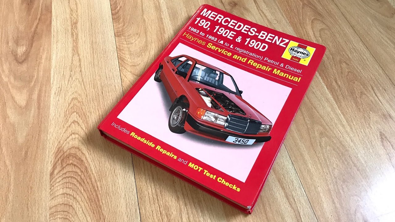 Mercedes 190E Haynes Manual Pickup - YouTube