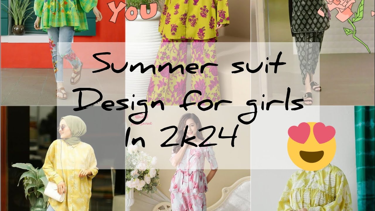 summer suit design 1 print suit ideas for girls in 2024 - YouTube