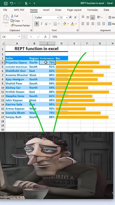 REPT function in excel 💯 #exceltutorial #exceltips #exceltricks #spreadsheets - YouTube