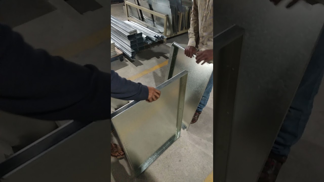 Amada cnc bending machine... assembly fitting side pane back panel and ...