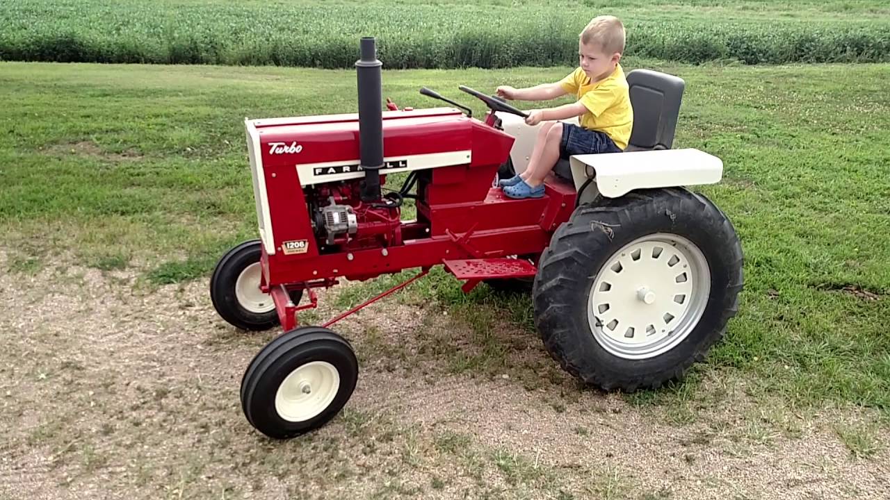 1/2 scale IH tractor - YouTube