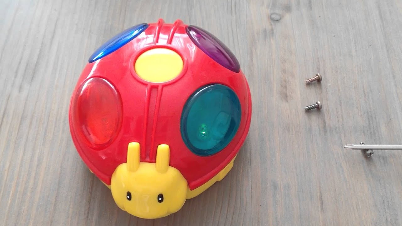 Red box ladybird circuit bent - YouTube