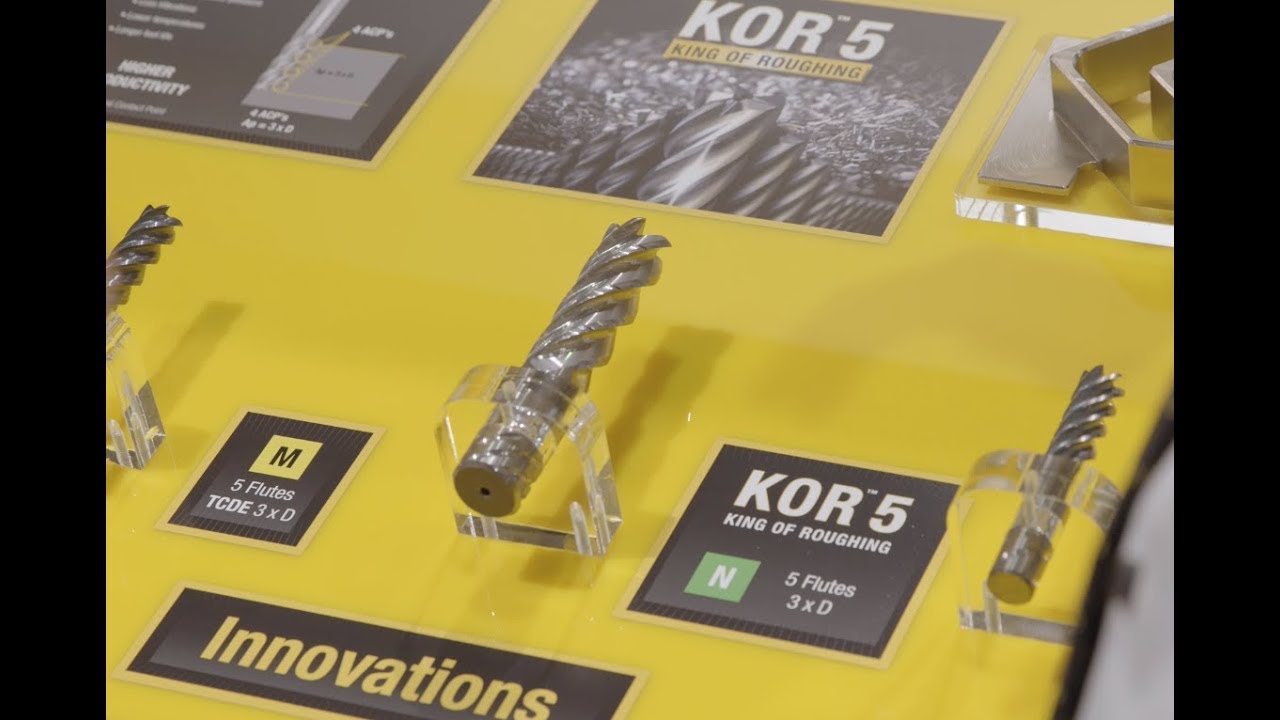 Kennametal launch the KOR 5 at EMO 2019 in European premiere - YouTube