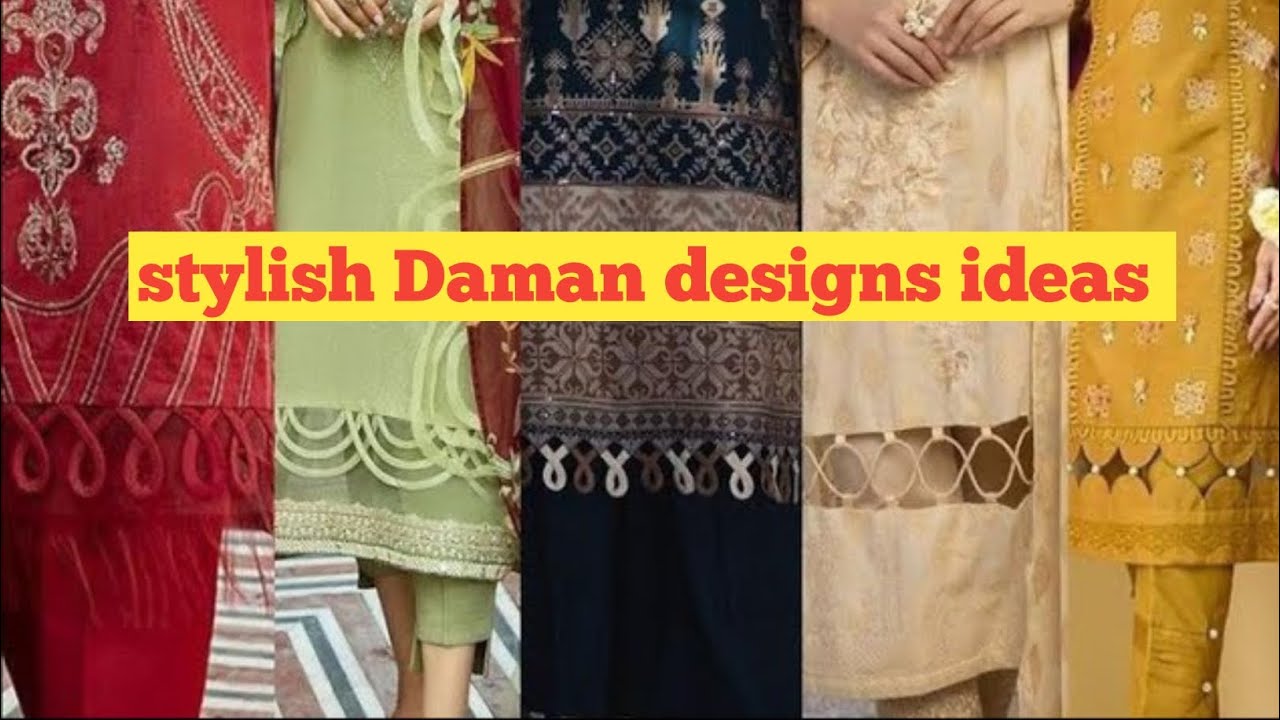 stylish Daman designs ideas for girls//latest Daman designs ideas 2025 ...