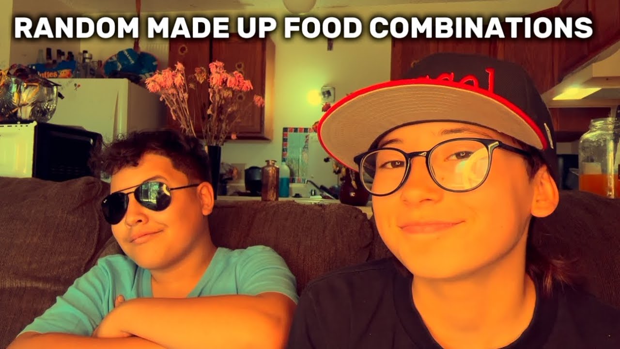 RANDOM MADE UP FOOD COMBINATIONS @Izekio123 - YouTube