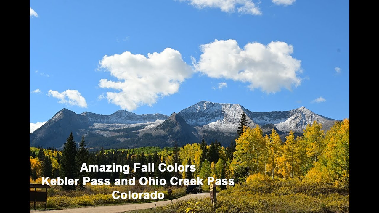 Amazing Fall Colors Kebler Pass and Ohio Creek Pass Colorado - YouTube