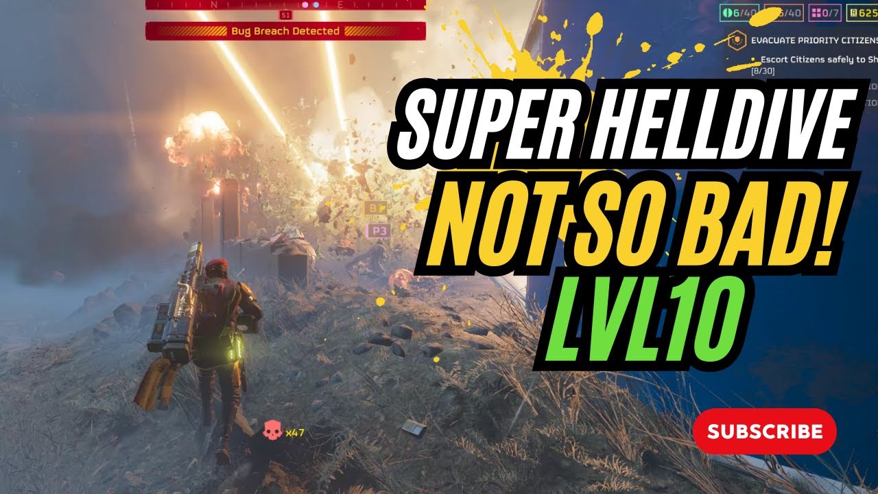 SUPER HELLDIVE - LVL10 - HELLDIVERS 2 IS FUN - YouTube