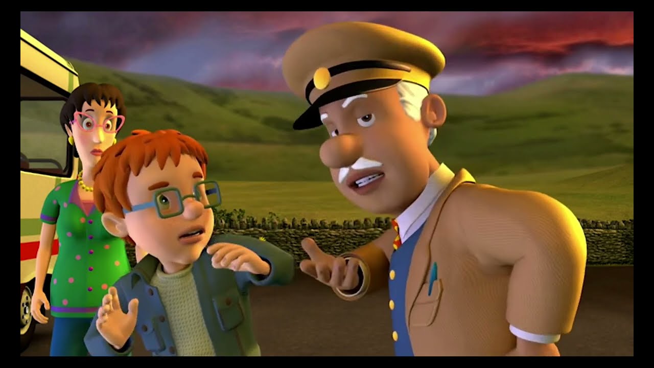 Trevor Evans yells at Norman in 7 different languages. Fireman Sam ...