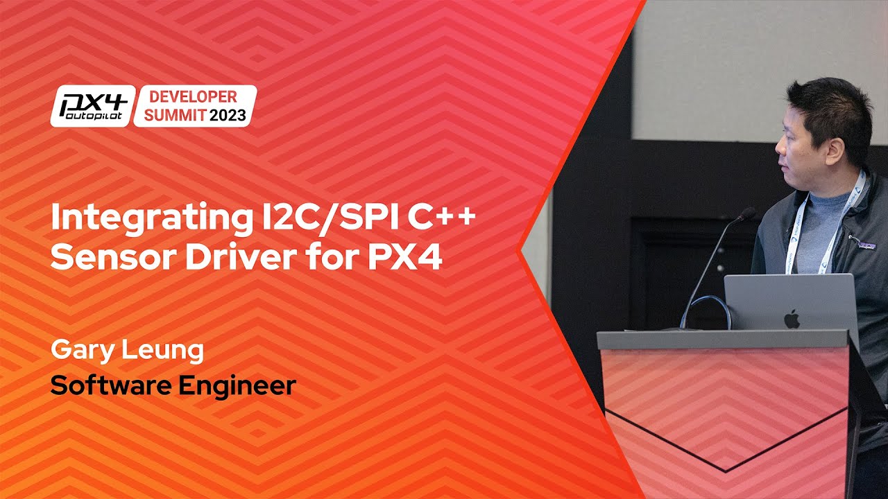 Integrating I2C/SPI C++ Sensor Driver for PX4 - Gary Leung - YouTube
