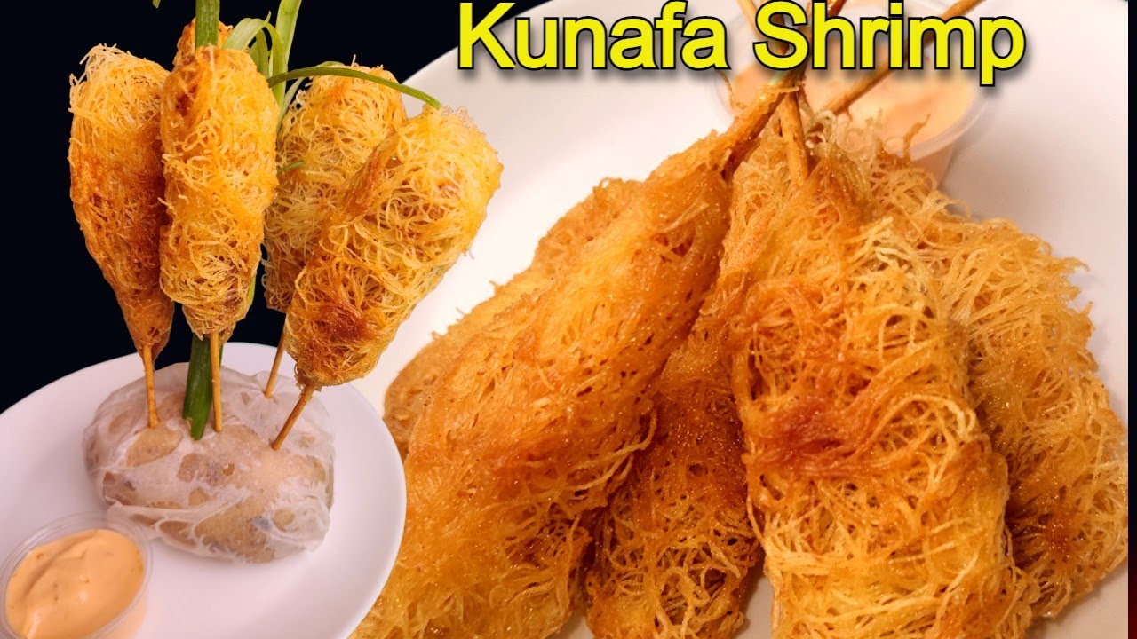 How to make kunafa shrimp/ How to make shrimps /How to make new shrimp ...