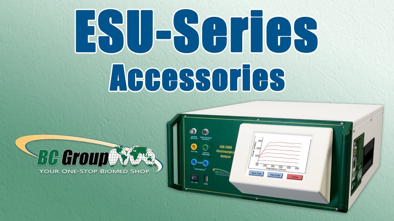 ESU Series - Accessories for the ESU-2400 and ESU-2400H - YouTube