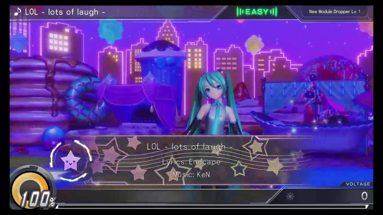 Anime Rythem Game: Hatsune Miku - YouTube