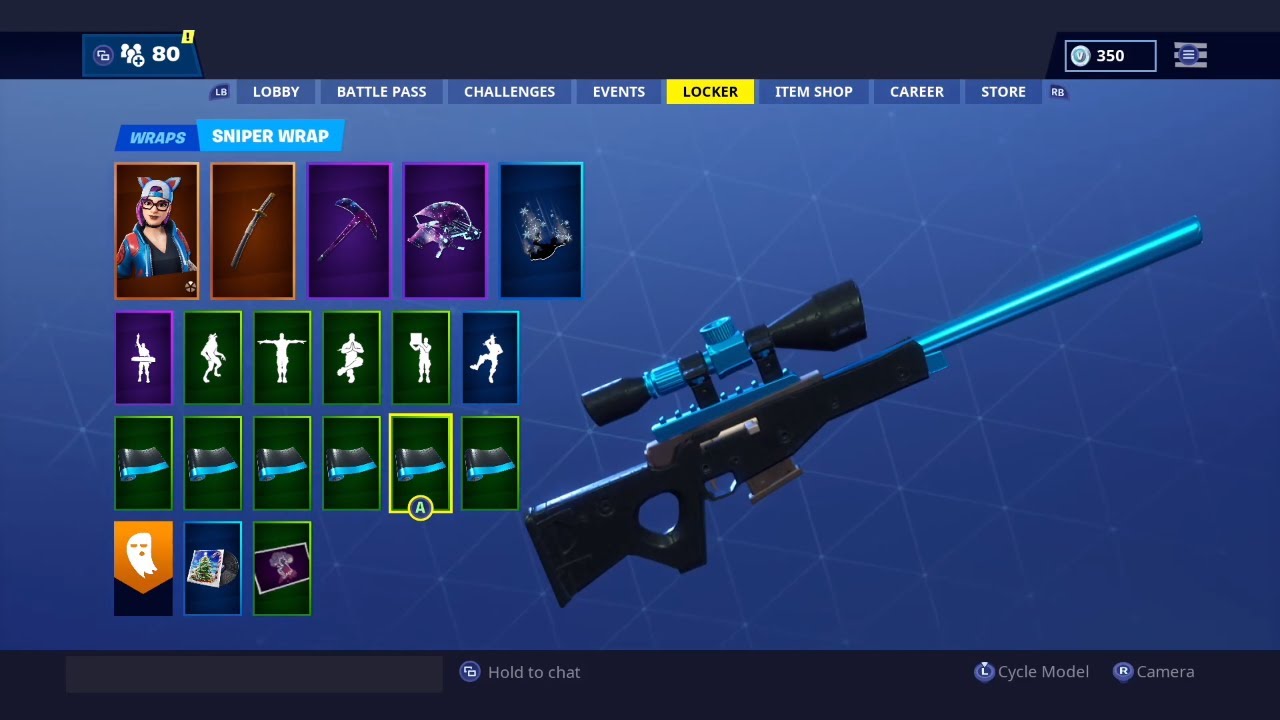 NEW FORTNITE BLUE METALLIC WRAP! (ICE STORM CHALLENGES) - YouTube