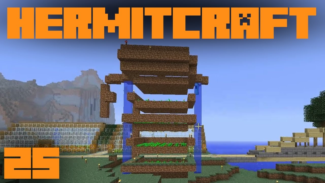 HermitCraft E25: Building Topmass A Wheat Farm - YouTube