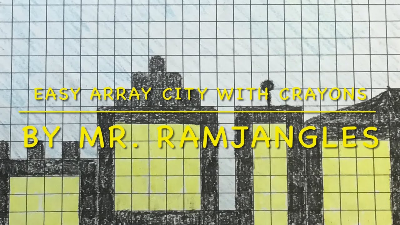 Easy Array City W/Crayons: Math/Art Integration 🙂🖍🎨👍🏻 - YouTube