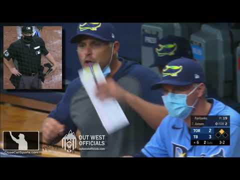Ejection 32 - Umpire Todd Tichenor Ejects Kevin Cash Over Crewmate's ...