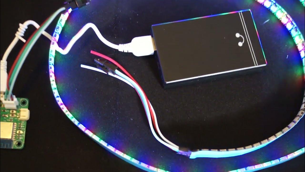 Neopixel Is Controlled By Esp32 C3 Youtube