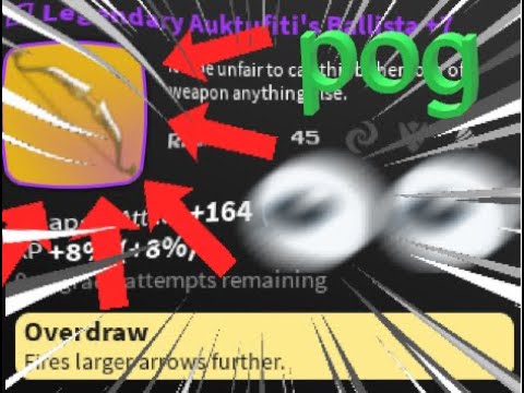 Using the best scroll on the best weapon | Vesteria - YouTube