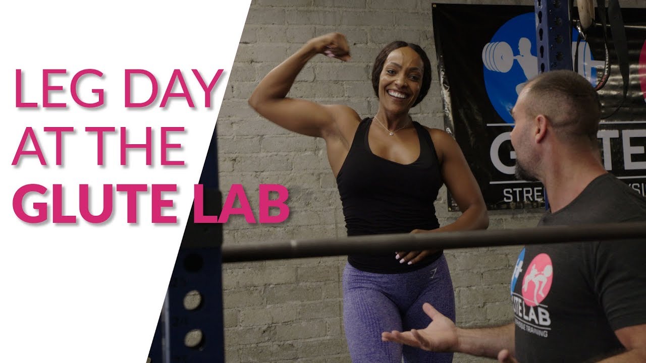 LEG DAY AT GlUTE LAB- COMPETITION PREP - YouTube